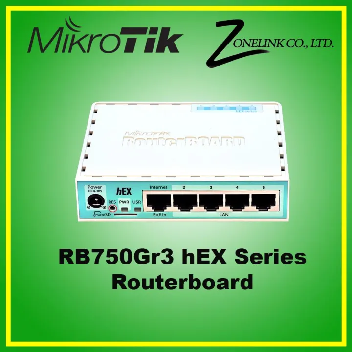 Mikrotik RB750 Gr3 hEX Series Routerboard | Lazada.co.th
