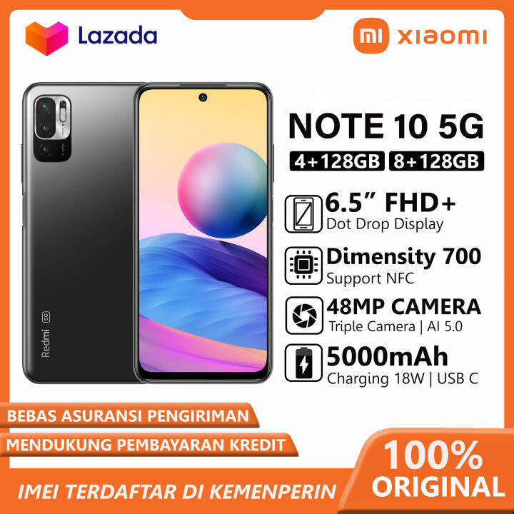 Xiaomi Note 10 5G - Triple Camera 48MP - MediaTek Dimensity 700 Dual 5G NFC - Baterai 5000mAh ...