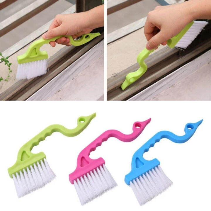 Swan-shaped Window Groove Slide Rail Brush Corner Groove Gap Cleaning ...