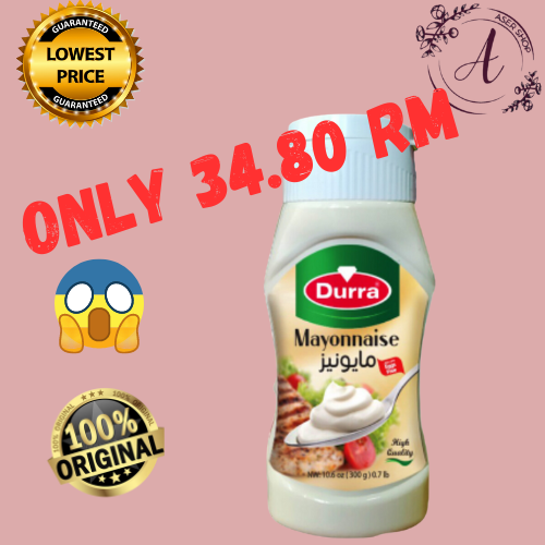 Durra Mayonnaise Salad Mayonis Mayo 300g مايونيز | Lazada