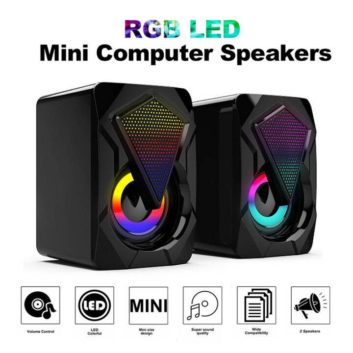 Leerfei E-1046 RGB Speaker Desktop Computer Speaker Gaming Laptop PC ... Leerfei E-1046 RGB Speaker Desktop Computer Speaker Gaming Laptop PC ...