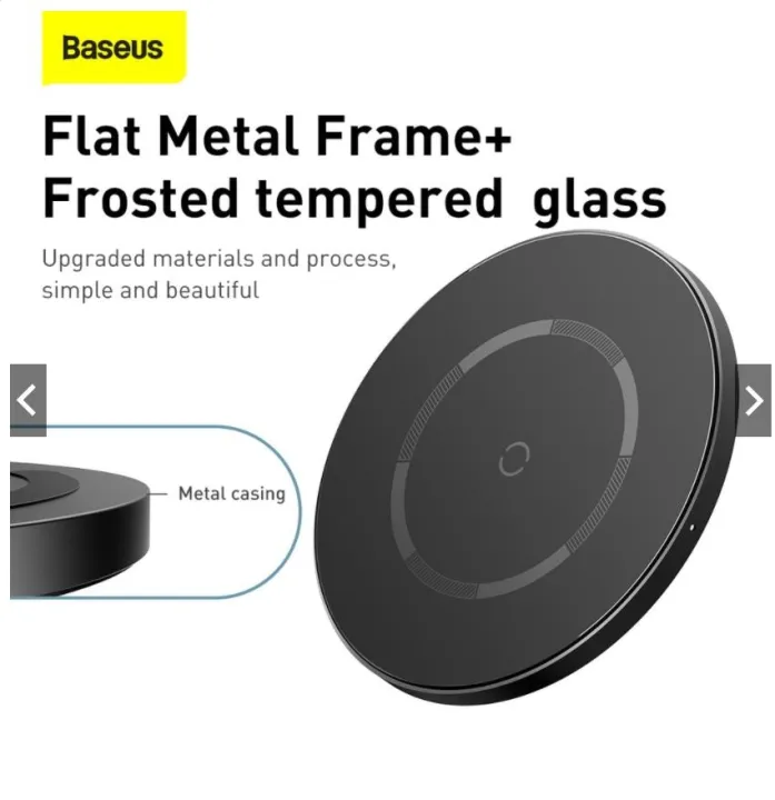 BASEUS Simple Magnetic Wireless Charger แท่นชาร์จไร้สายแบบแม่เหล็ก 15W ...