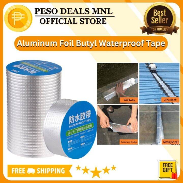 Waterproof Tape aluminum foil butyl sealing self adhesive tape color steel bungalow roof leakage ...