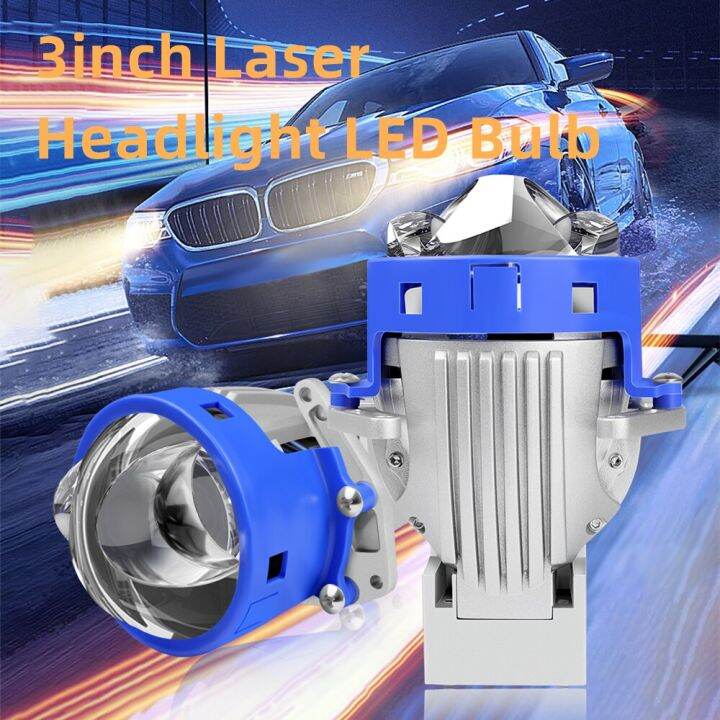 Xchx 3 Inch Bi LED Projector Lenses 180W 6000K For Car Lights Retrofit Halogen Lamp Replacement ...