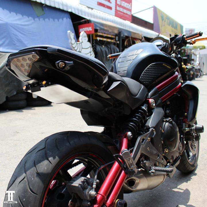 ท้ายสั้นพับได้ MAXTEC V4 ER6N+ไฟเลี้ยวตาแมว | Lazada.co.th