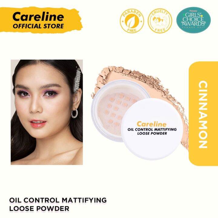 Careline Mattifying Loose Powder [Lightweight, Makeup, Oil Control ...