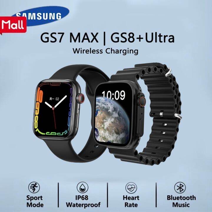 Samsung GS8 Max 8-Ultra Smart Watch GS7 Android IOS HD Round GS3 Sleep Monitoring Heart Rate ...