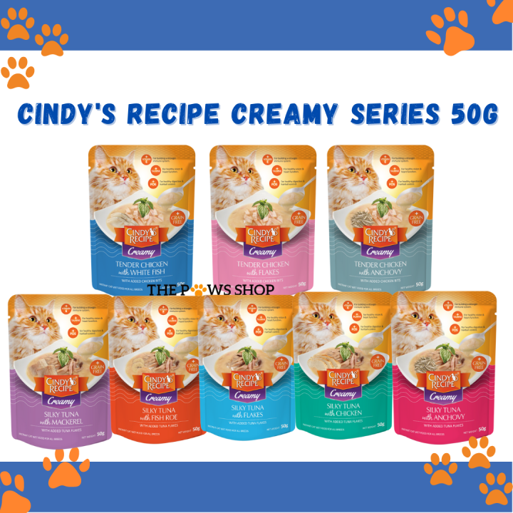 Cindy's Recipe Creamy Series 50g Cat Wet Food | Lazada