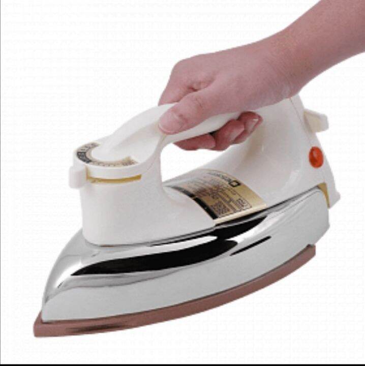 RAF STAINLESS STEEL HEAVY DRY IRON ,SETERIKA ELECTRIC HEAVY 2kg | Lazada