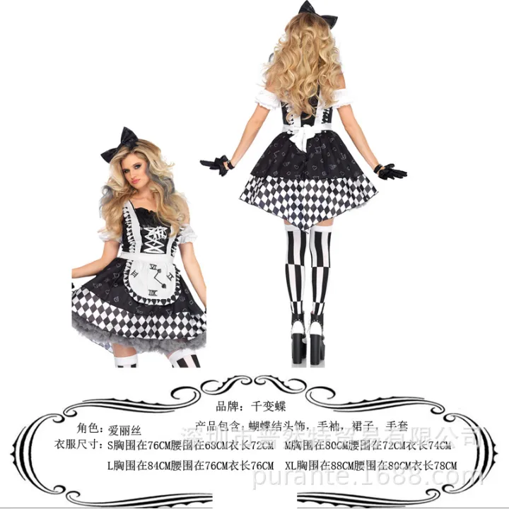 Halloween Adult Female Costume Anime Alice In Wonderland Queen Of Red Peach Cosplay Character