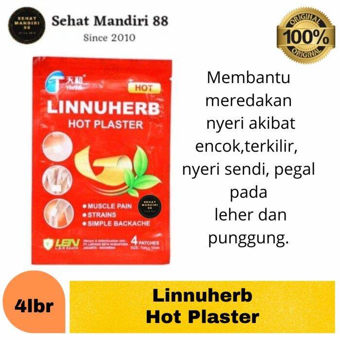 Koyo Linnuherb Hot Plaster - Pereda Nyeri Sendi, Otot, Encok, Pegal ...