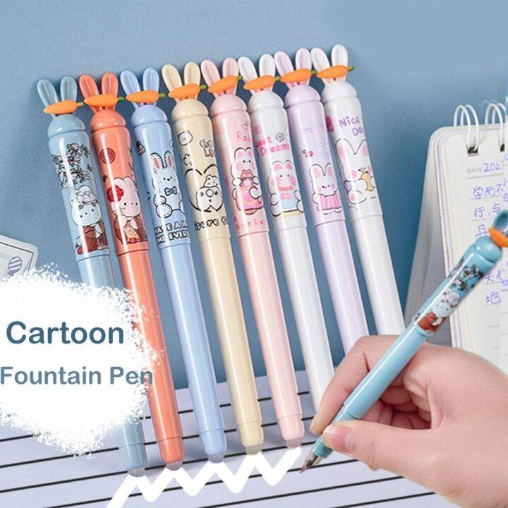 MMLUCK Replaceable Ink Capsule Thermal Erasable Fountain Pen Set With ...