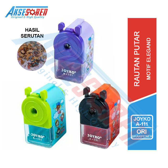 Rautan Pensil Putar Joyko [A-111] / Serutan Rotary Pencil / Kerokan ...