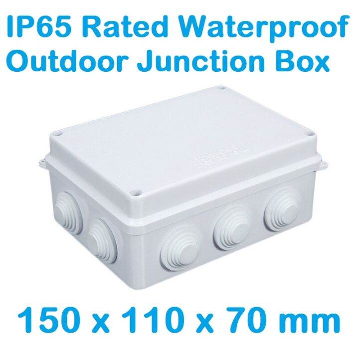 150x110x70mm IP65 Waterproof Outdoor Electrical CCTV Enclosure Square ...