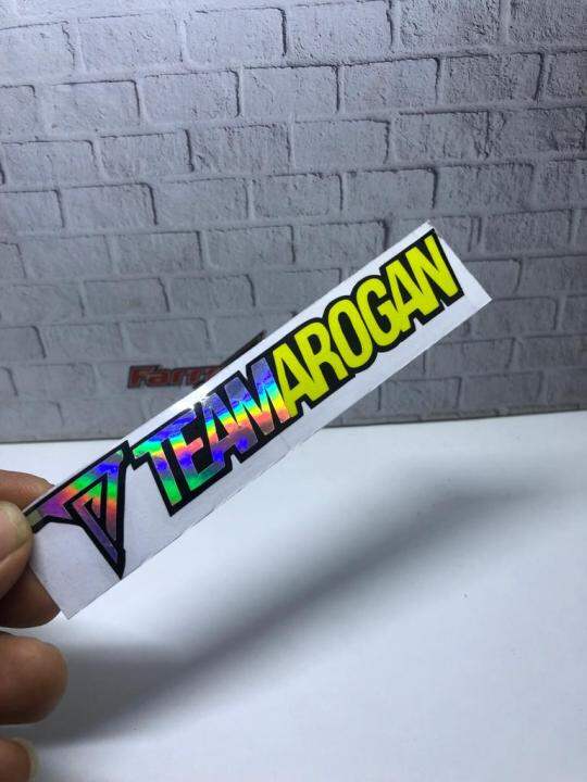 Stiker tim arogan sticker team arogan 12 cm | Lazada Indonesia