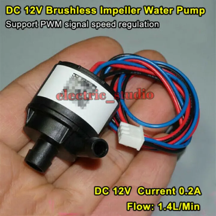 Dc 6v 9v 12v 1.4lpm Micro Water Pump Submersible Pump Mute Brushless ...