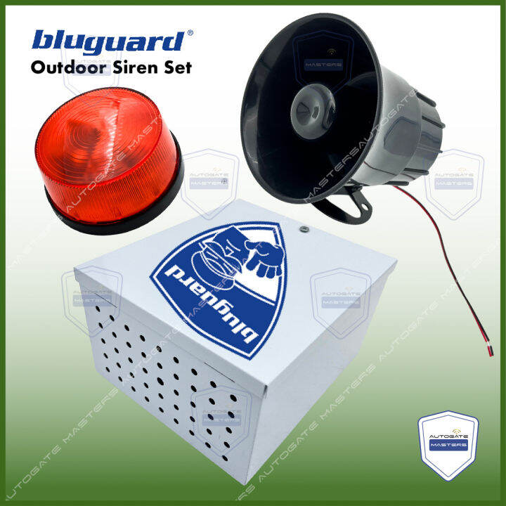 ALARM SIREN SET WITH METAL BOX,SIREN HORN,STROBE LIGHT / ALARM SYSTEM ...