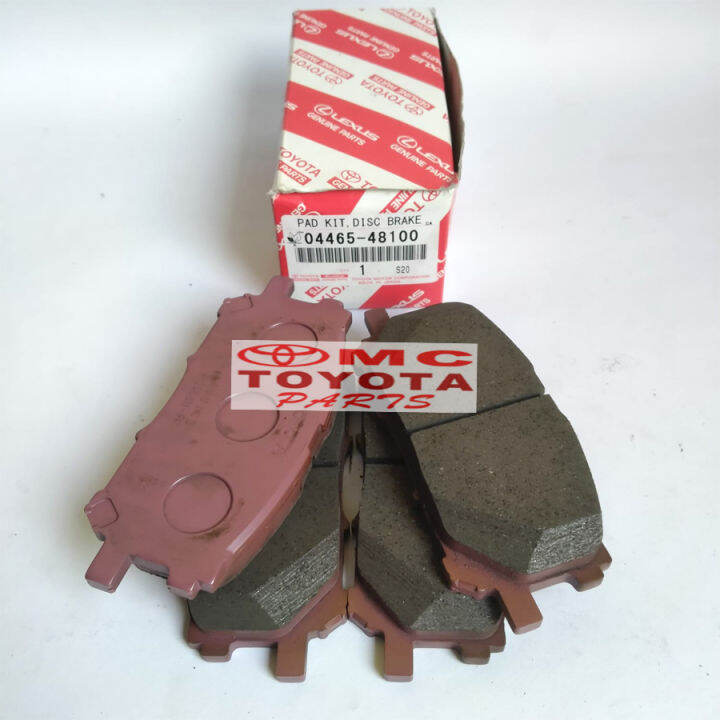 Brake Pad Kampas Rem Depan Toyota Lexus Harrier 04465-48100 | Lazada ...
