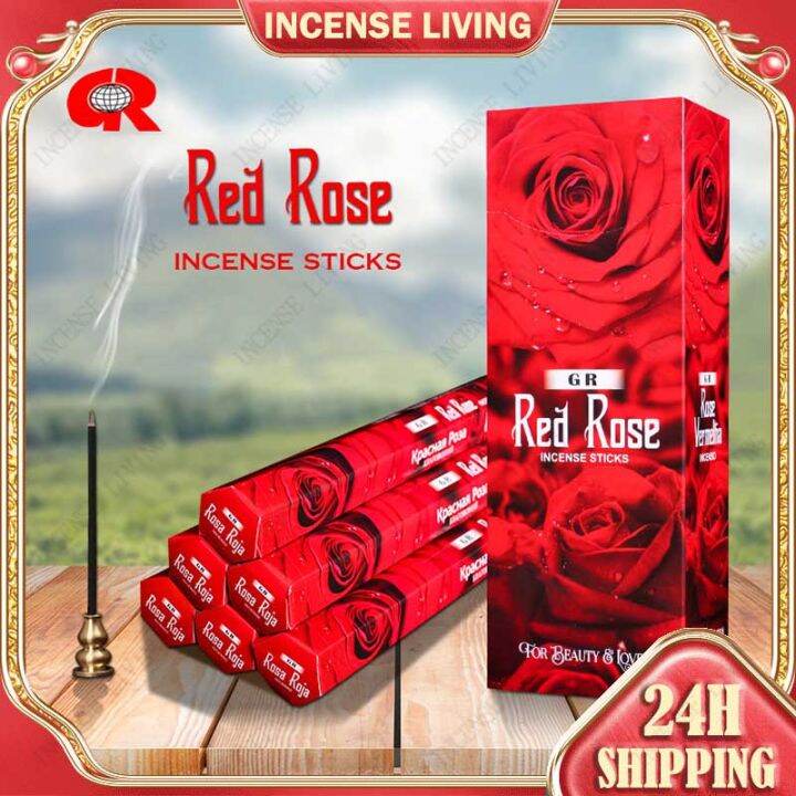 GR Red Rose Incense Sticks (20 Sticks Per Box) | Lazada PH