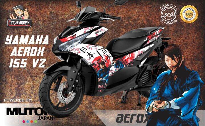 YAMAHA AEROX 155 V2 STICKER SET DECAL | Lazada PH