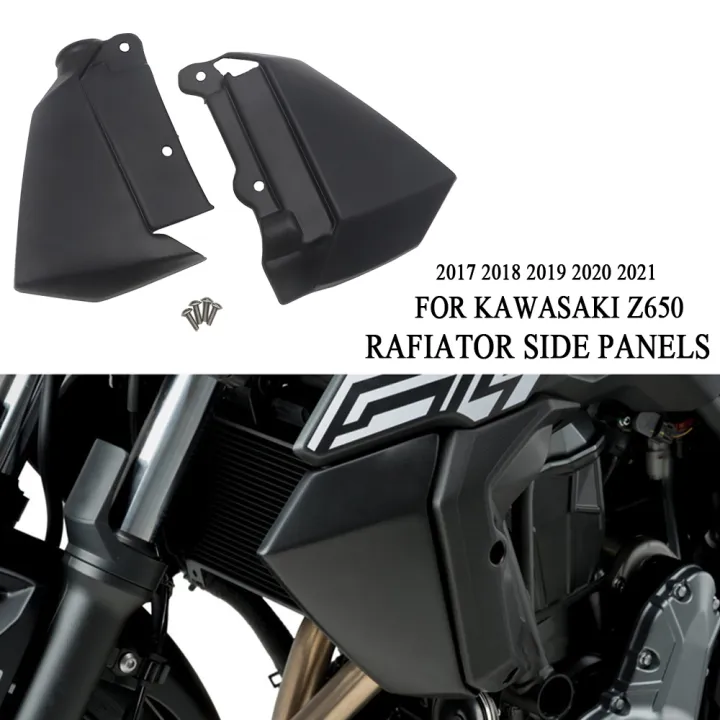 NEW Z650 Motorcycle Radiator Caps Side Panels Both Sides Proterction ...