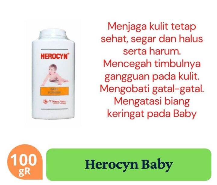 RH - HEROCYN BABY POWDER 100 GR | Lazada Indonesia