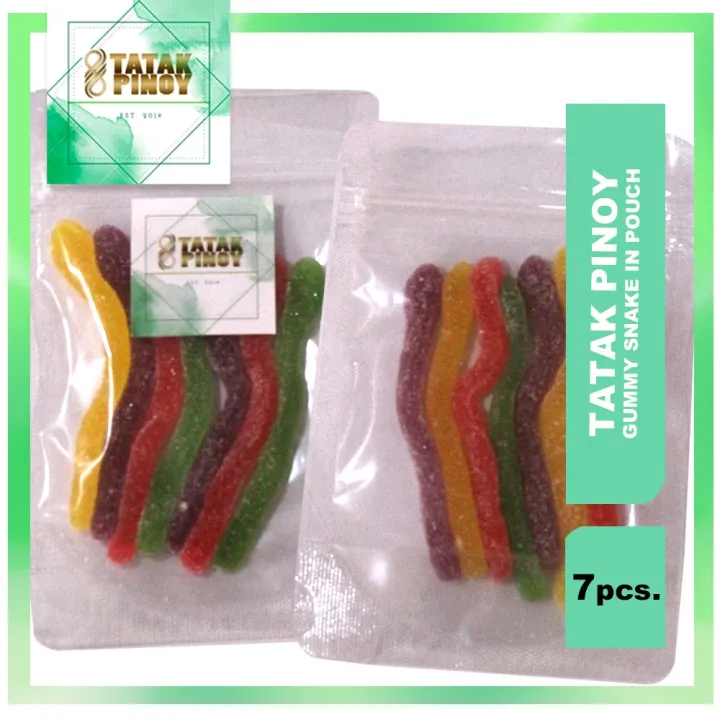 TATAK PINOY Gummy Sweet Candies Gummies Sweet Snacks Candy Gummi Snake ...