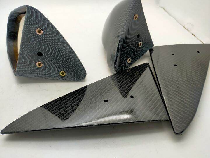 Spoon JDM Side Mirror Black Carbon Fibre Look For Honda Civic Eg Ek ...