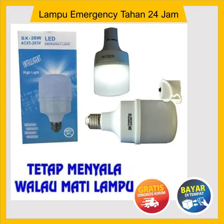 Lampu Emergency Tahan 24 Jam Lampu Darurat LED SX28W Original Murah ...