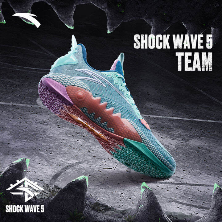 ANTA SHOCK WAVE 5 TD Kyrie lrving Same Style Men Basketball Shoes ...