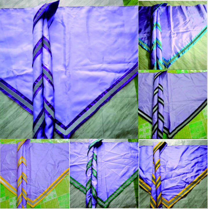 Scarf Pramuka Pita Bercahaya 2 Warna Scraf Pramuka Scraft Pramuka ...