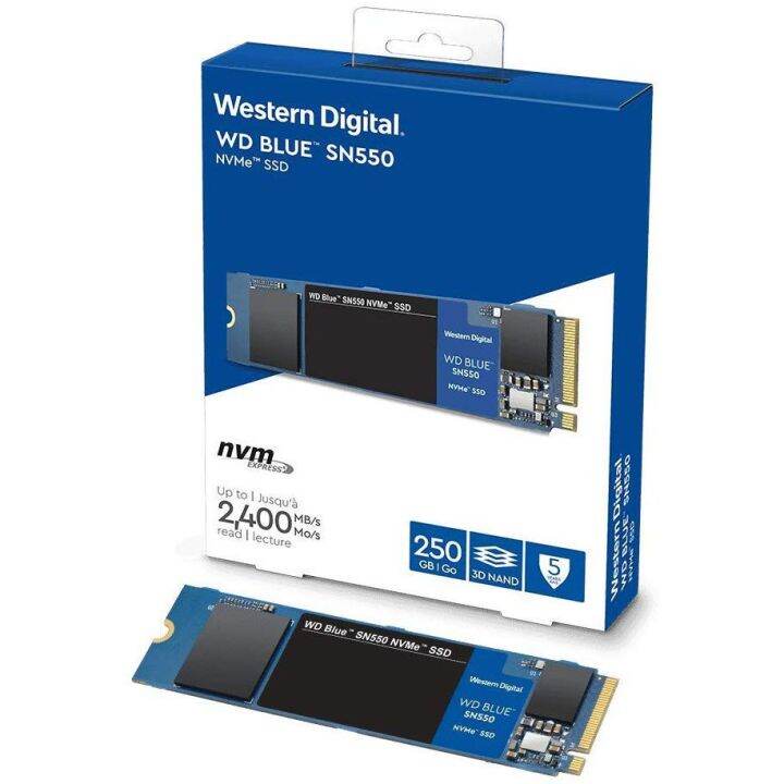 250 GB SSD M.2 PCIE WD BLUE SN550 (WDS250G2B0C) NVME | Lazada.co.th