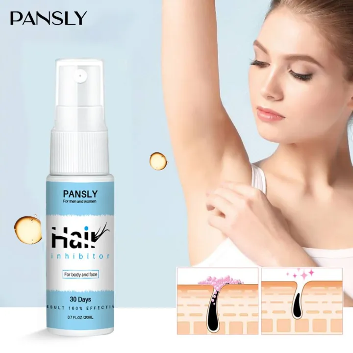 PANSLY Permanent hair removal spray inhibits hair growth fast and ...