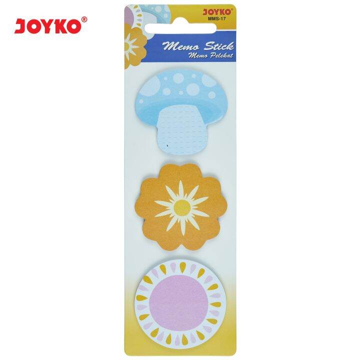 Nokida Memo Stick Motif Bunga Joyko MMS-17 / Sticky Note Flower Pattern ...