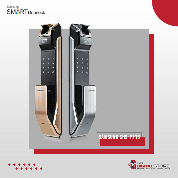 Samsung SHS-P718 Digital Lock | Free Installation and Delivery | Lazada Singapore