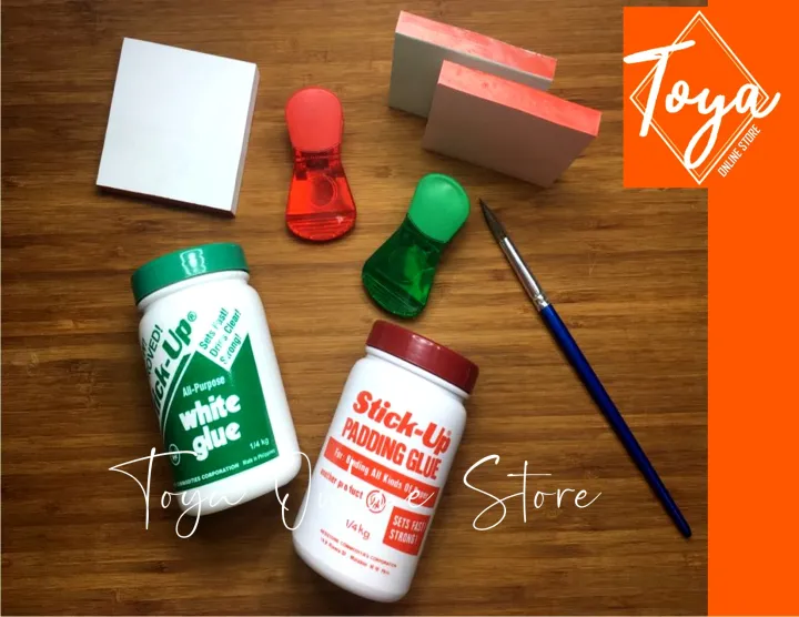 Stick Up Padding Glue Set FREE BRUSH | Lazada PH
