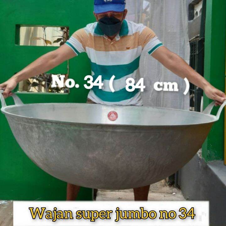 Wajan Kuali Ukuran Besar Jumbo No36 No 34 No 30 Wajan Paling Jumbo ...