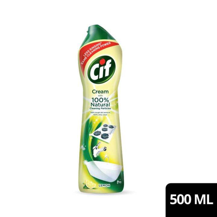 【COD】 Cif Antibacterial Cream Cleaner Lemon 500ml | Lazada PH