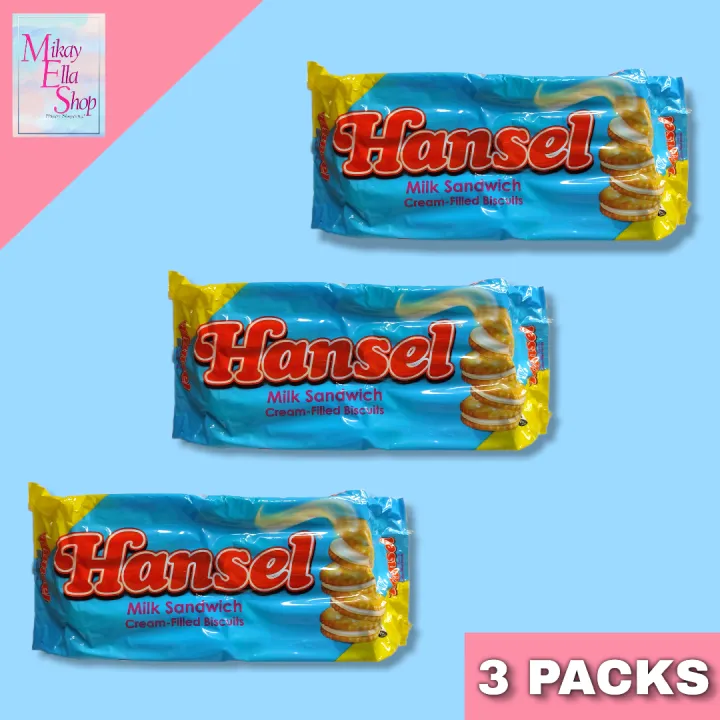 Hansel Milk Sandwich Biscuits (3packs x 310g) | Lazada PH