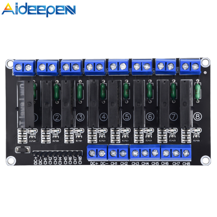 8 Channel 5V Relay Module High and Low Level Trigger 8 Ways Relay ...