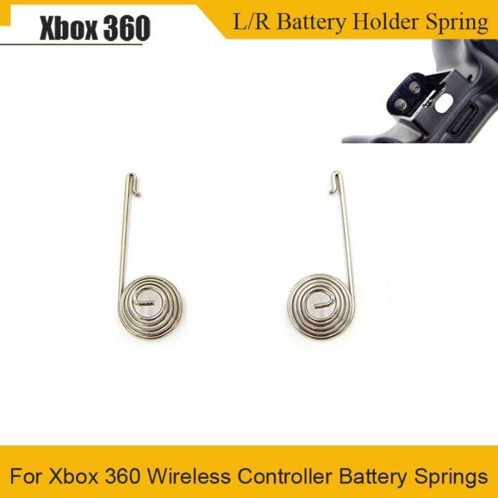 L R Battery Springs for Microsoft XBox 360 Left Right Battery Holder ...