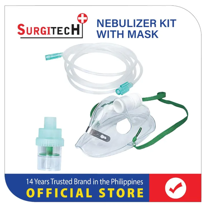 Surgitech Nebulizing Kit with Mask and Mouthpiece (Adult) | Lazada PH