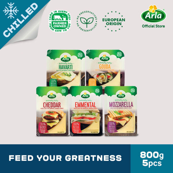 Arla Natural Cheese Slices 150g All Variants | Lazada PH