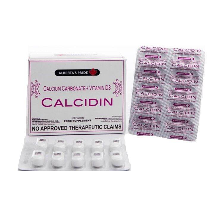 Calcidin 1500mg Tablet (Sold per tablet) | Lazada PH