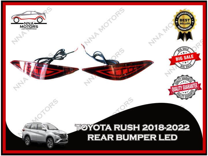 TOYOTA RUSH 2018 2019 2020 2021 2022 Rear Bumper Lights Multi-Function ...