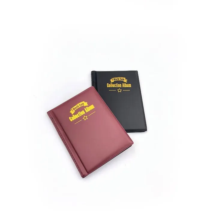 120 Pockets Coins Album Collection Book Folder Hold Mini Penny Coin ...
