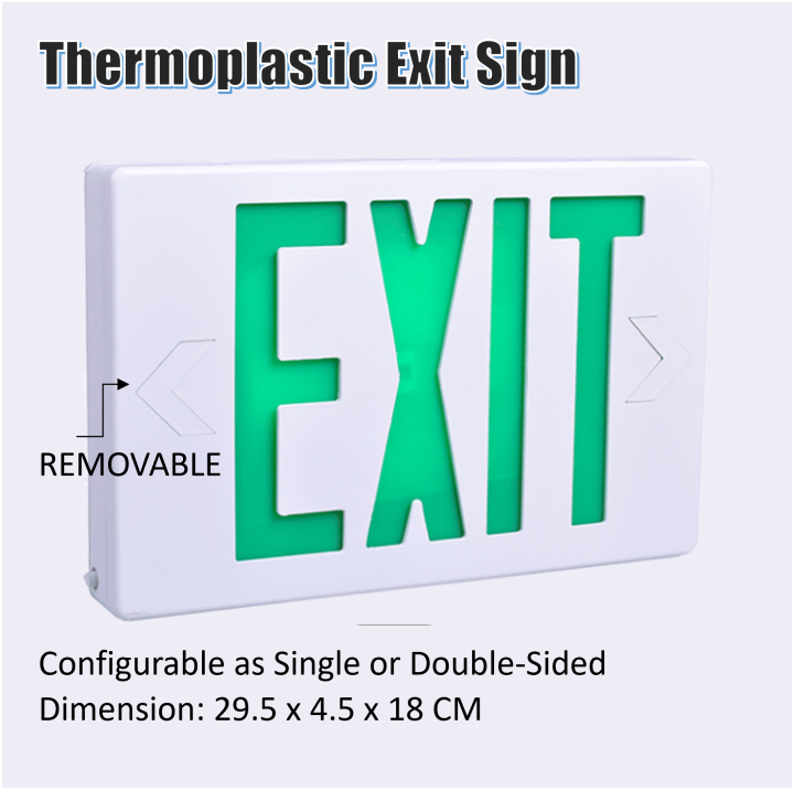 Exit Sign Exit Signage, Single sided, Double sided Exit signs ...