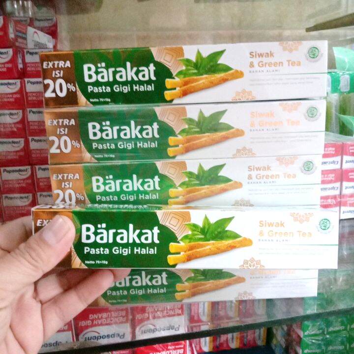 Barakat Pasta Gigi Halal Siwak isi 1 pcs 75 + 15 Gr | Lazada Indonesia