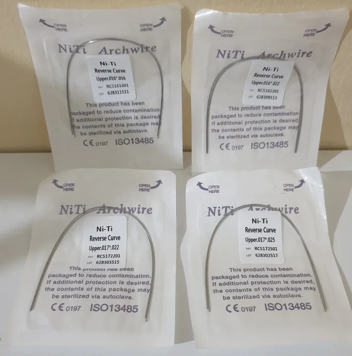 NITI Reverse Curve Upper Rectangular 2pcs/pack | Lazada PH