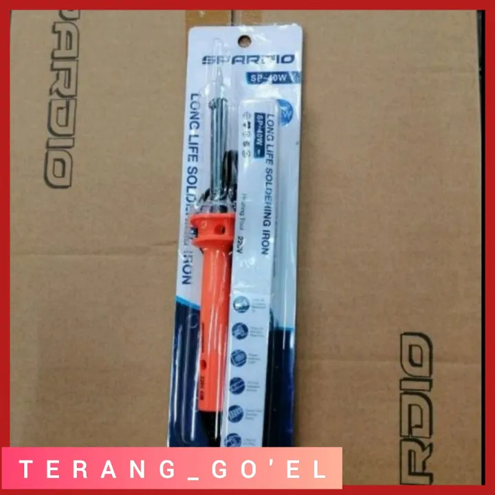 SOLDER LISTRIK 40 WATT dan 60 WATT SPARDIO UJUNG KRISTAL BESAR / SOLDER ...